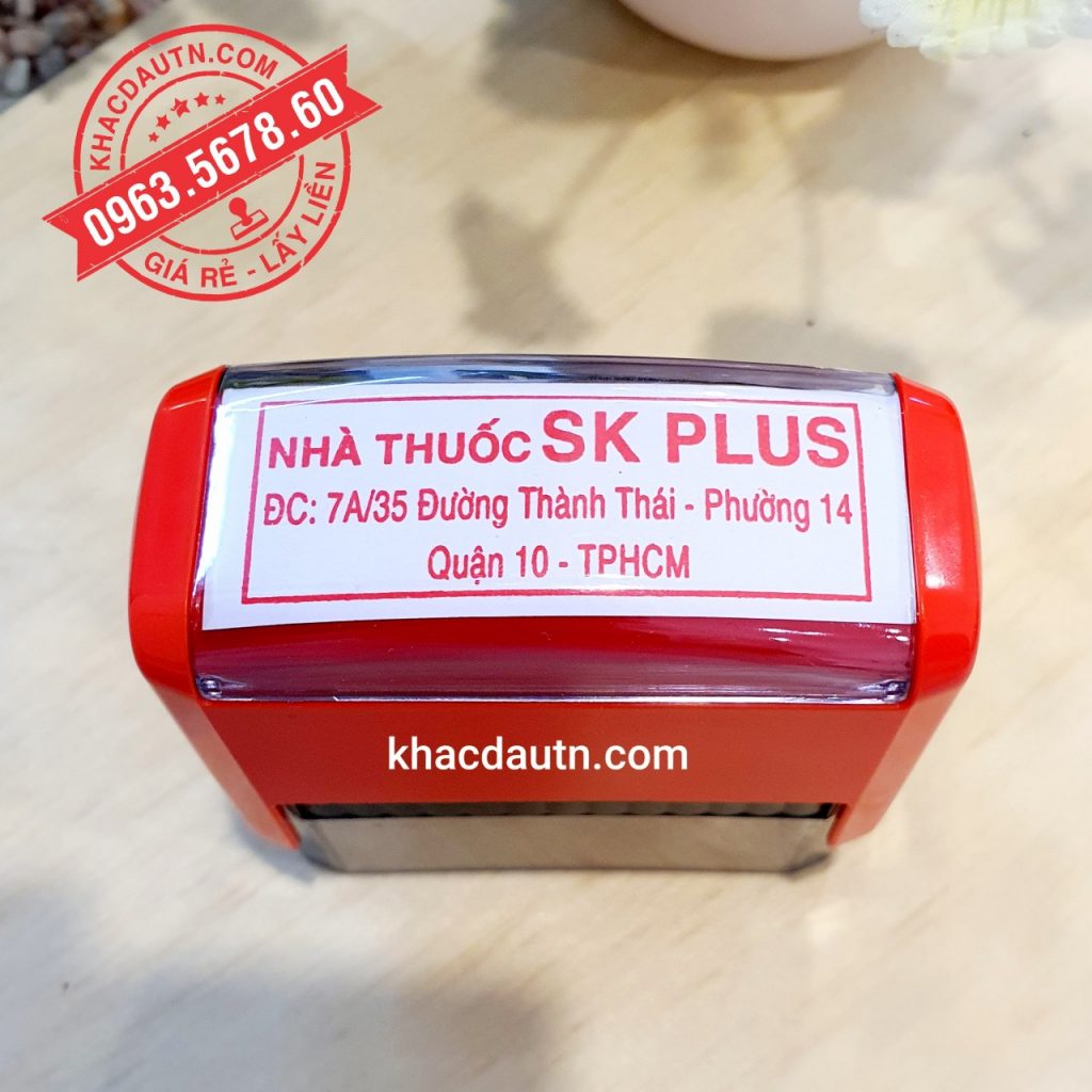 Con Dấu Đóng Thùng Carton Khắc Dấu Tn