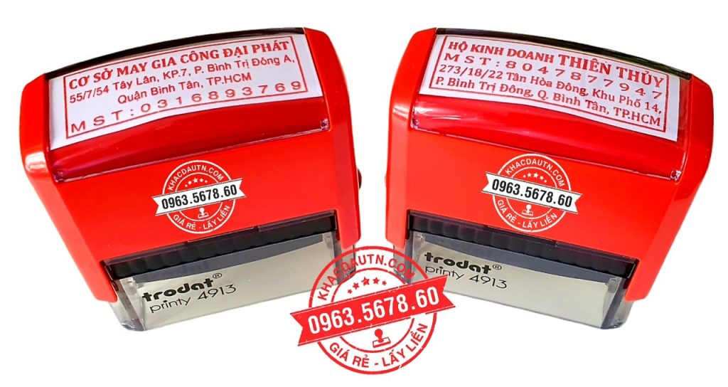 Khắc dấu quận 7 rẻ - Đặt hàng online - Giao tận nơi | Khắc dấu TN