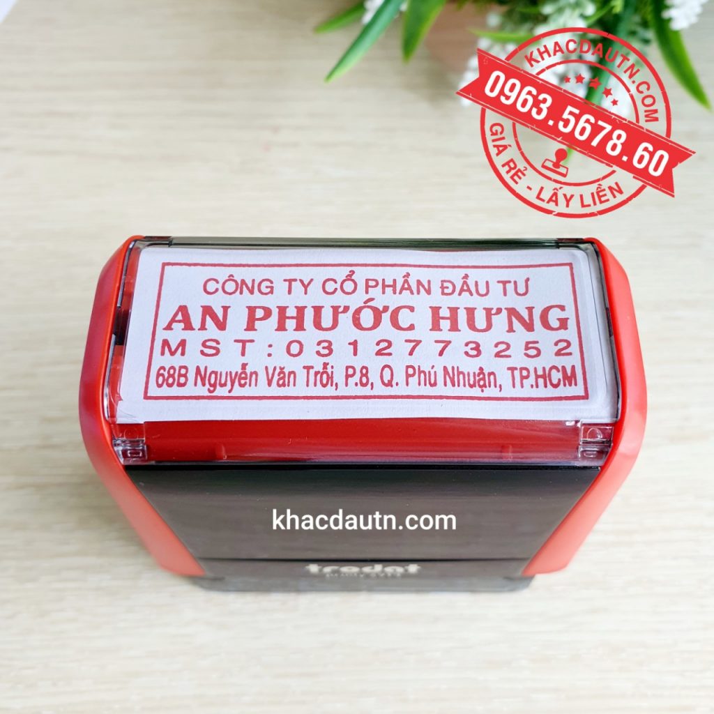Khắc dấu Tân Phú chuyên nghiệp - Công Ty Khắc Dấu TN