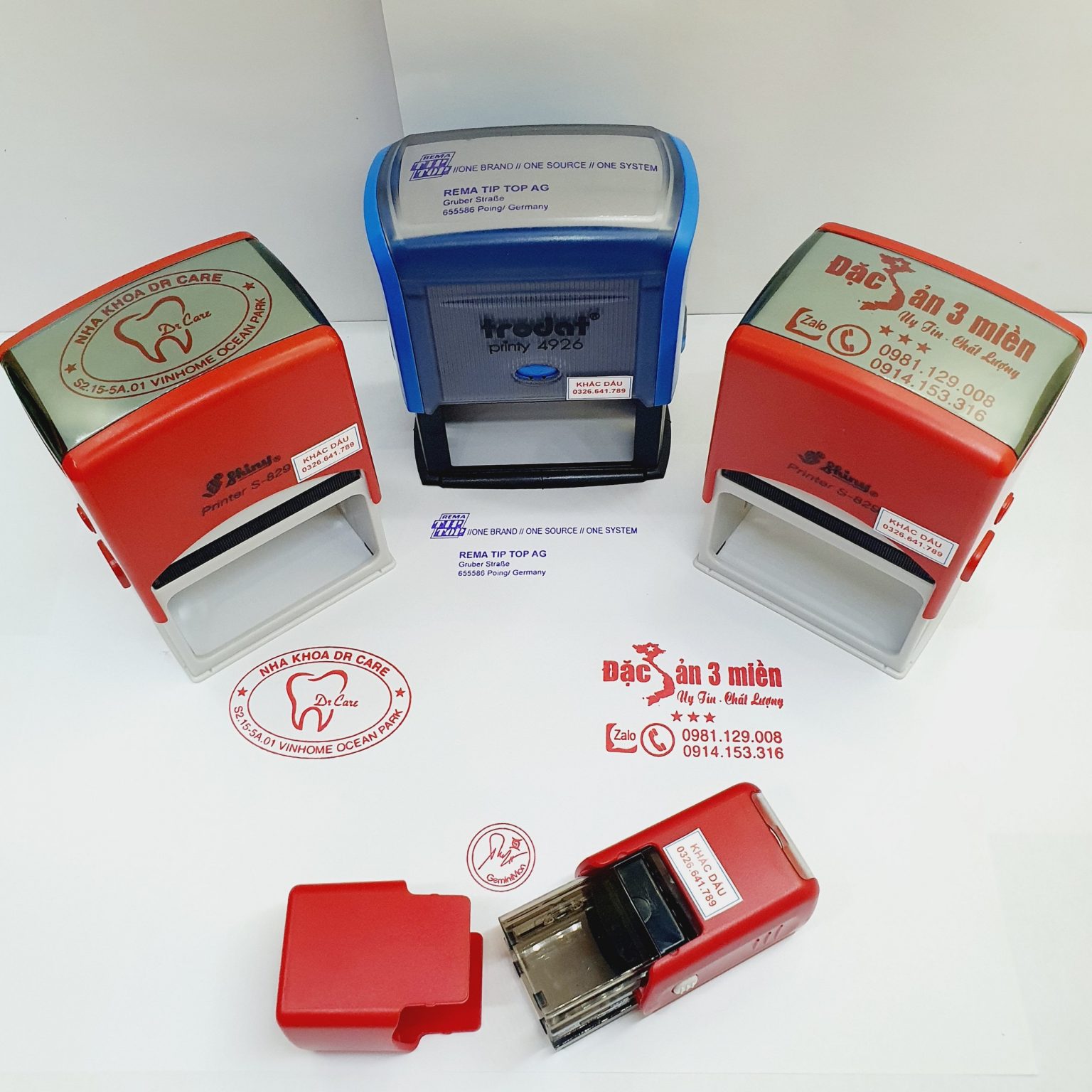 Khắc dấu tên giá rẻ - Đặt hàng ngay với giá chỉ từ 80k | Khắc dấu TN