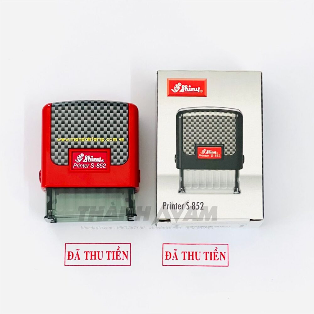 Khắc dấu đã thu tiền - Con dấu đã thu - đã chi tiền lấy ngay | Khắc Dấu TN