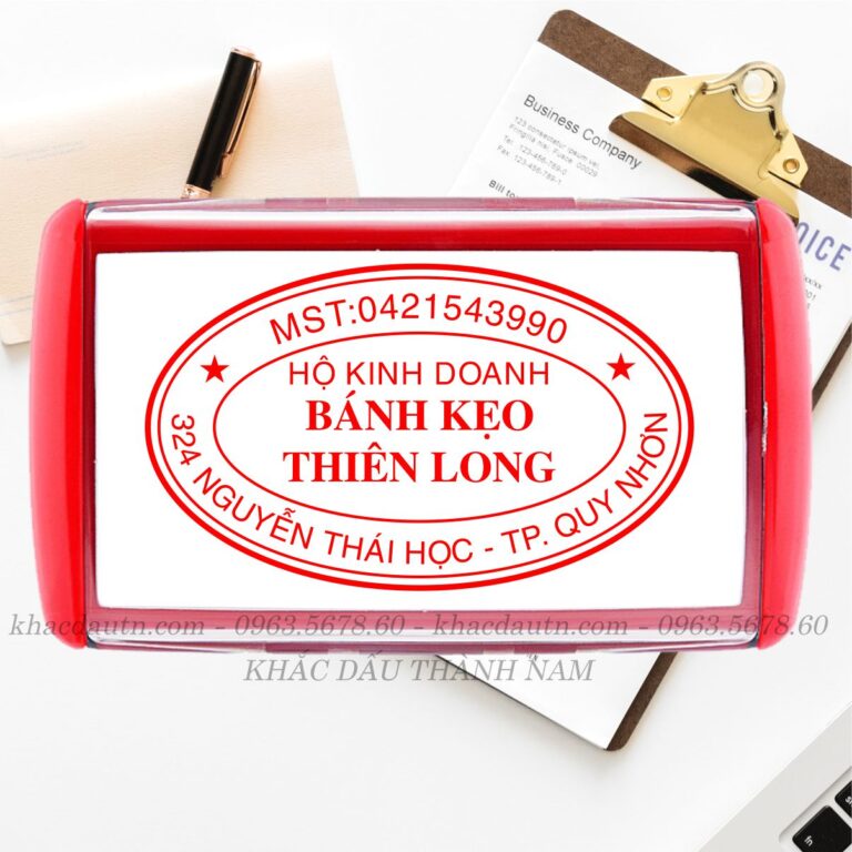 Khắc dấu tên giá rẻ - Đặt hàng ngay với giá chỉ từ 80k | Khắc dấu TN